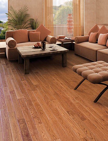 Home Legend Flooring Oak Collection Oak Gunstock Solid DH302S Hardwood ...